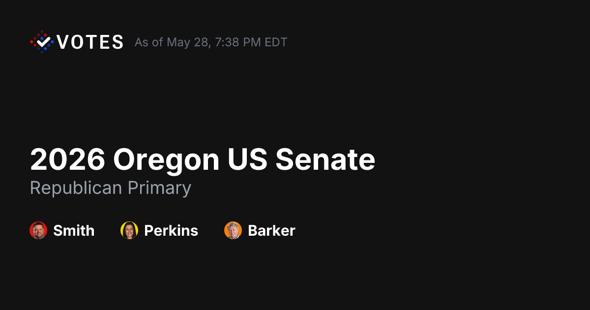 2026 Oregon US Senate | Live Election Results