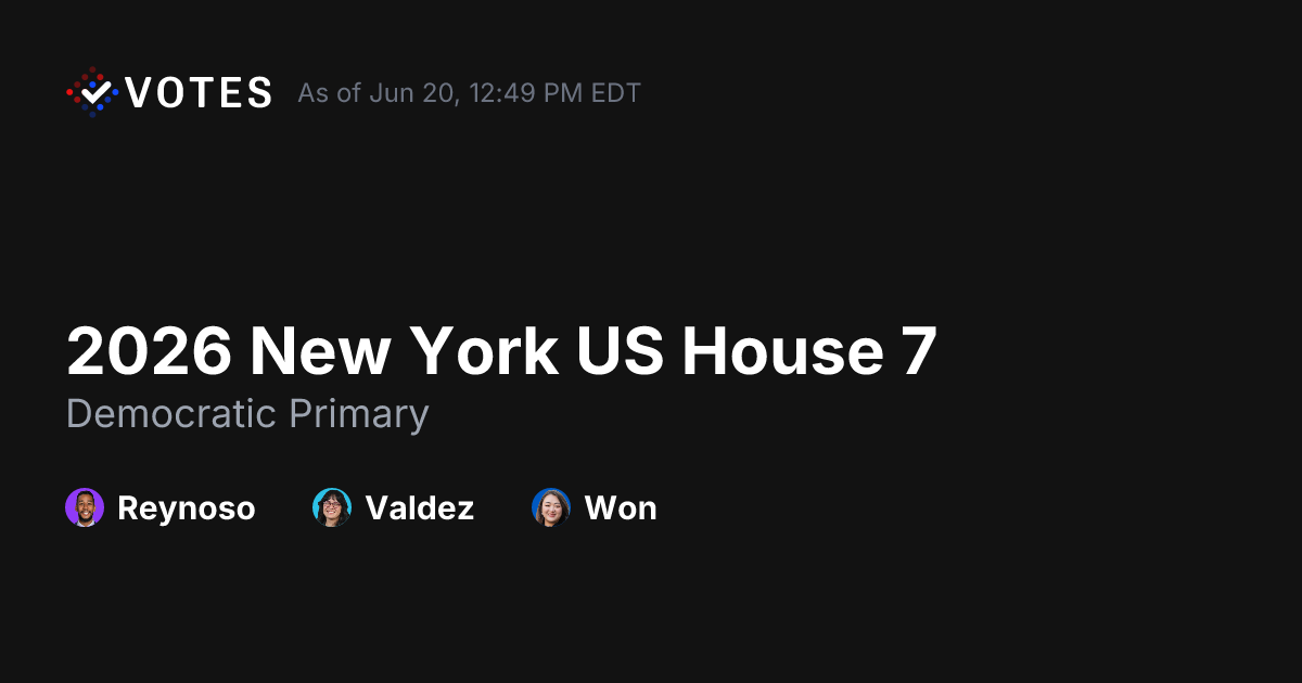 2026 New York US House 7 | Live Election Results