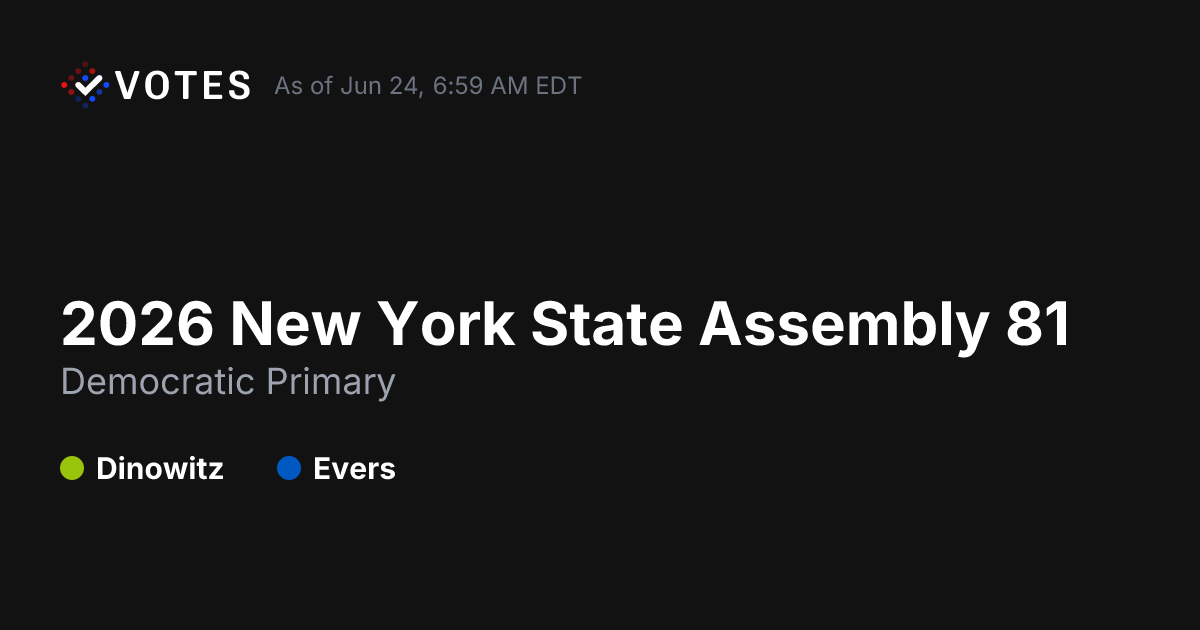2026 New York State Assembly 81 | Live Election Results